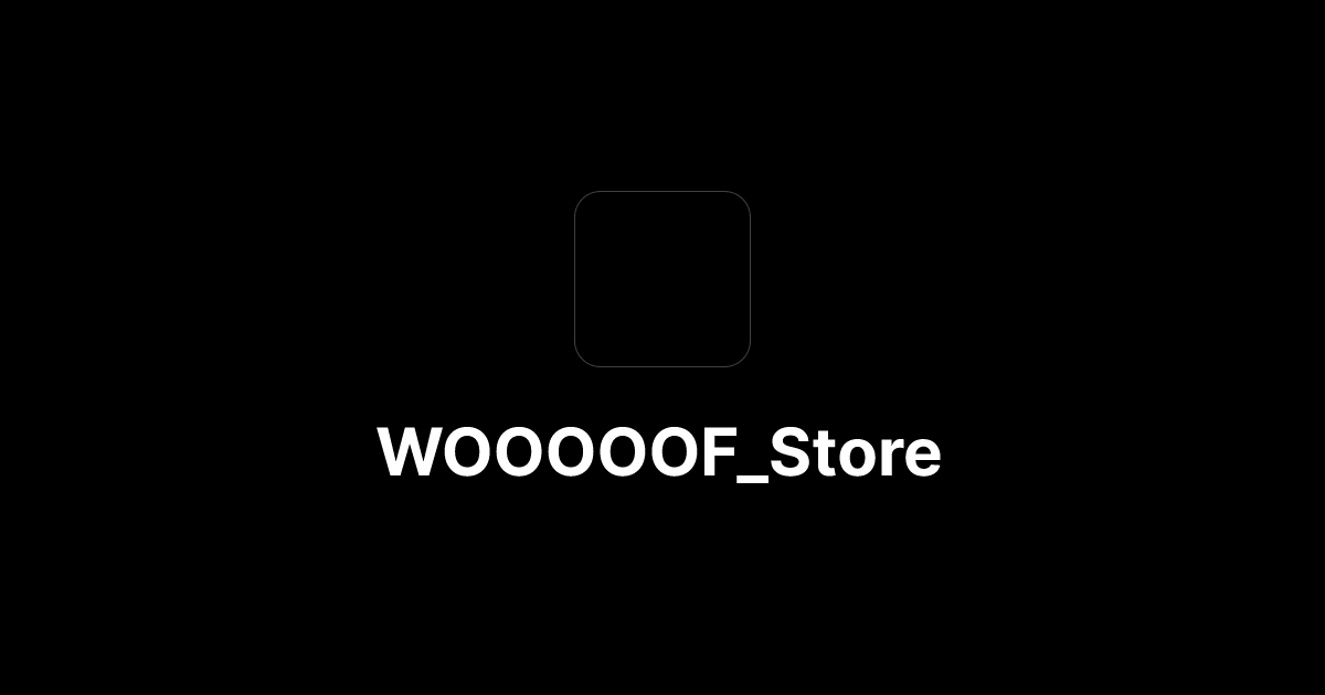 Woooof — Underground Music & Streetwear Label